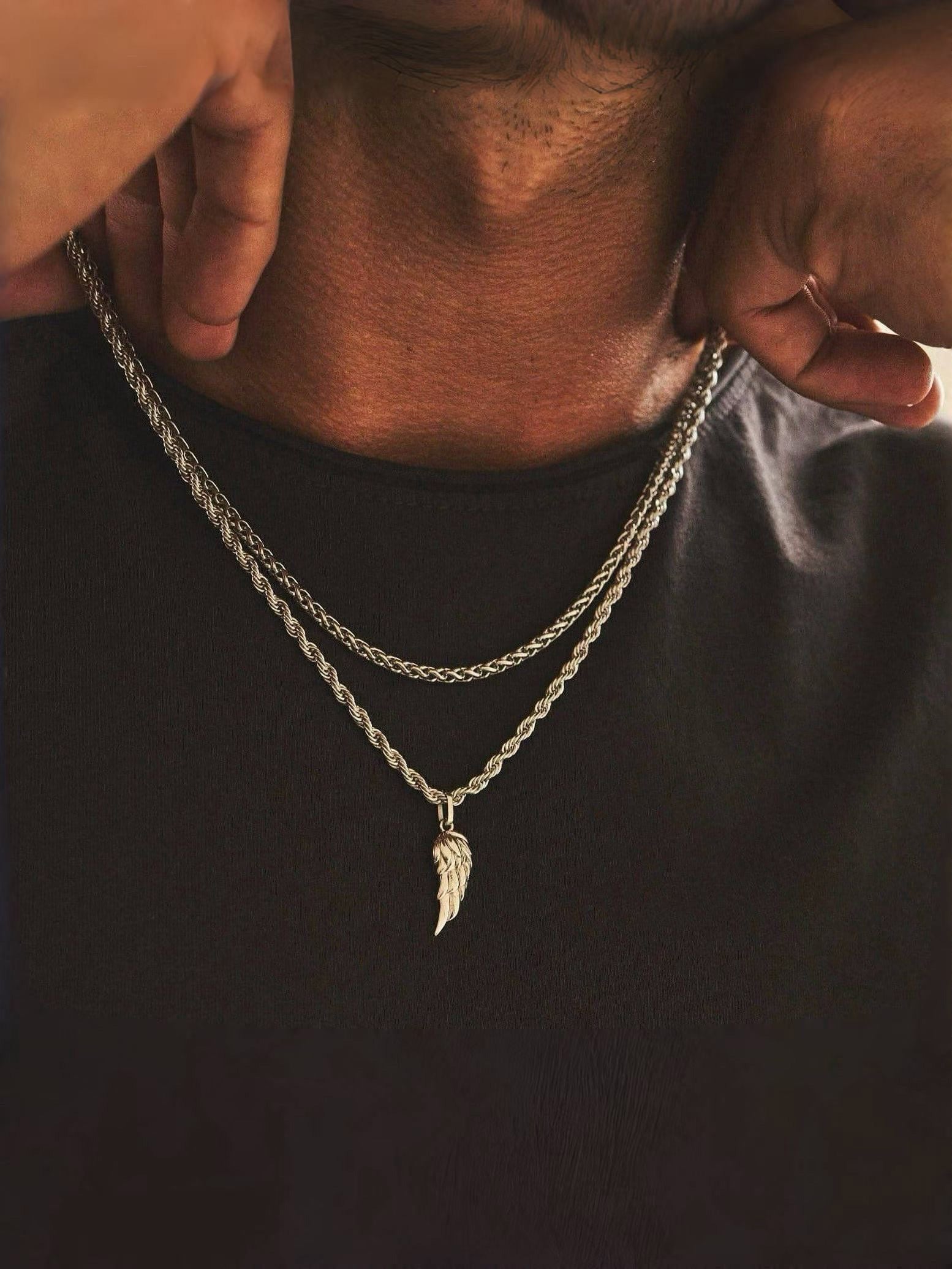 Men's Silver Chains – Ace Tags